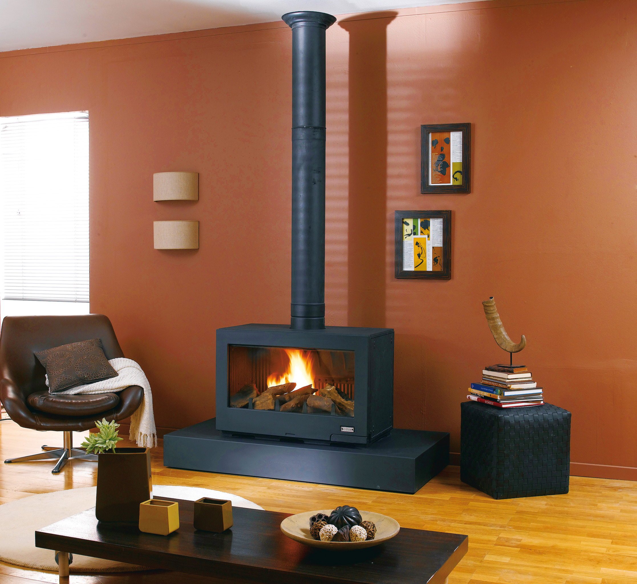 Poêles à bois, Cheminée Guihard à la Chapelle des Marais - Guerande